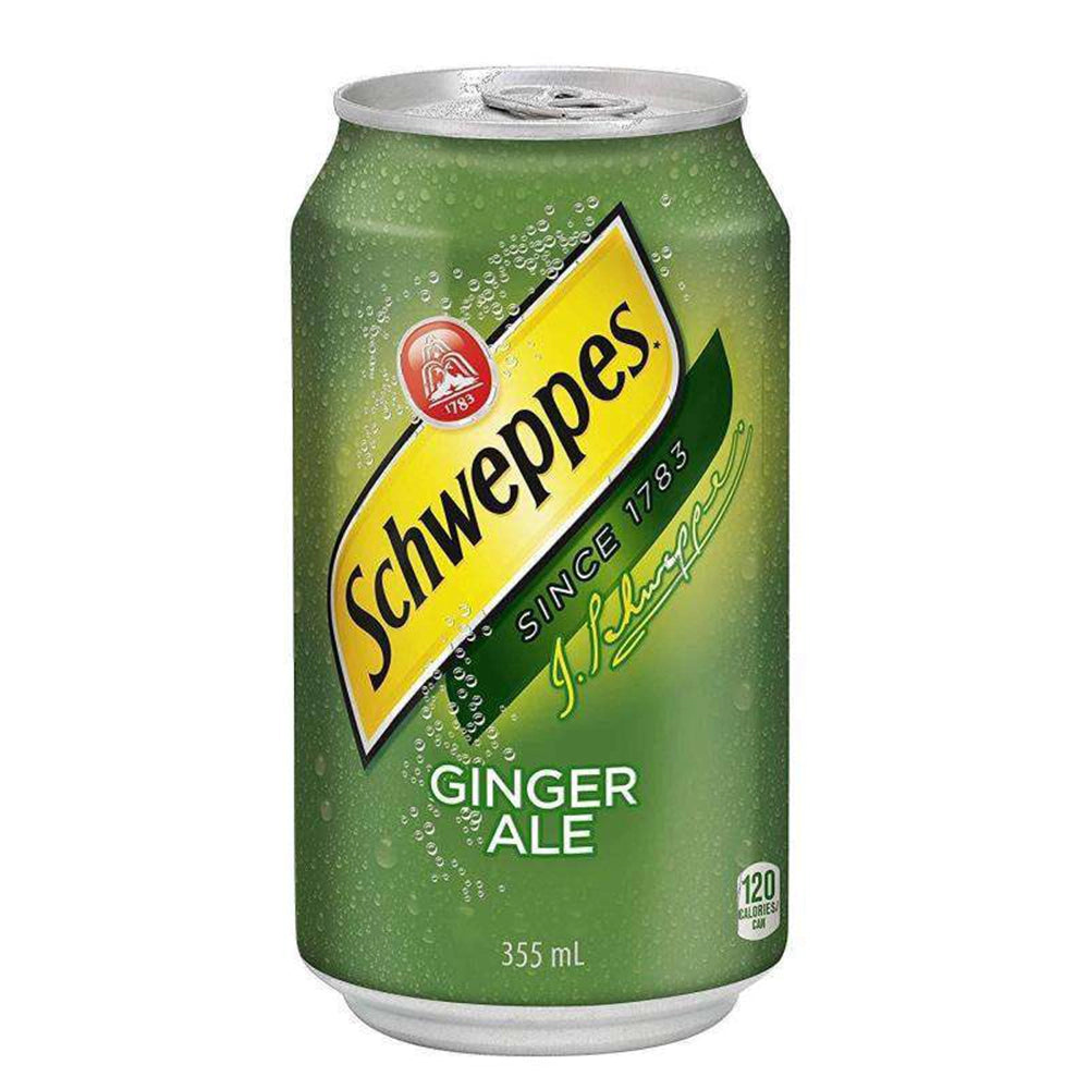 Schweppes Ginger Ale 24 x 355 ml, Soft Drink, Bulk Mart Canada
