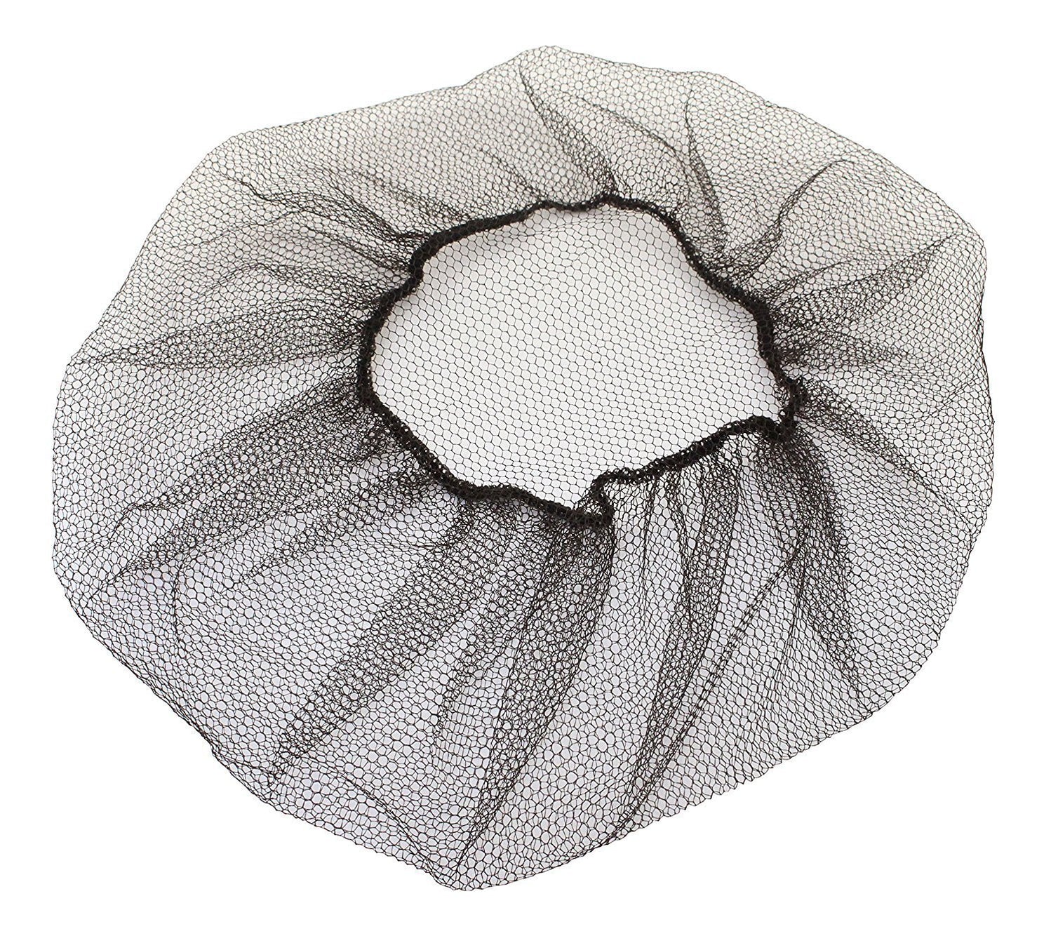 Disposable Hair Net Brown/Black Honeycomb 100/Pack for Food Service ...
